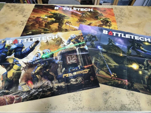 Battletech Exclusive: 3-Pack Mercenaries Posters Supersized - BOLTER.pl