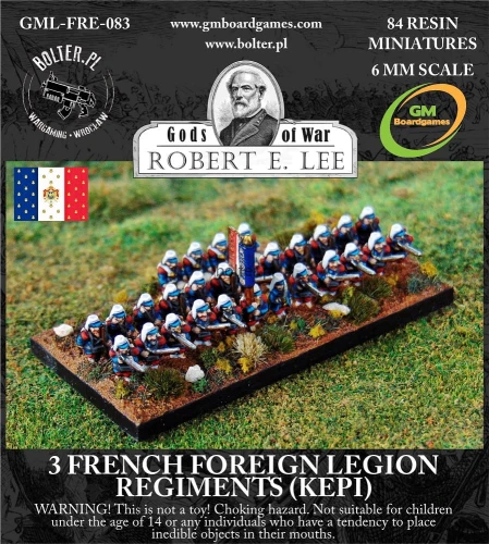 3 French Foreign Legion Regiments in kepi - BOLTER.pl
