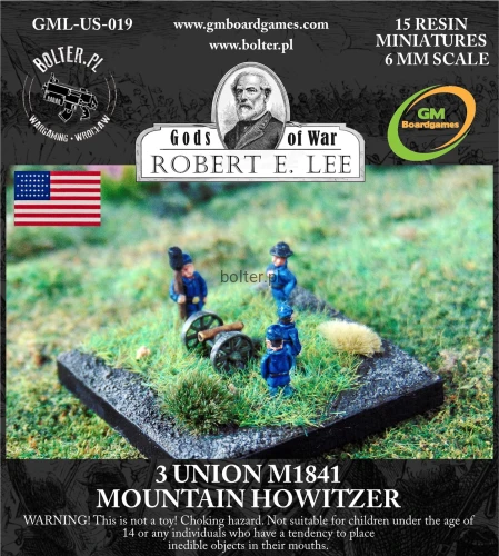 3 Union M1841 Mountain Howitzer - BOLTER.pl