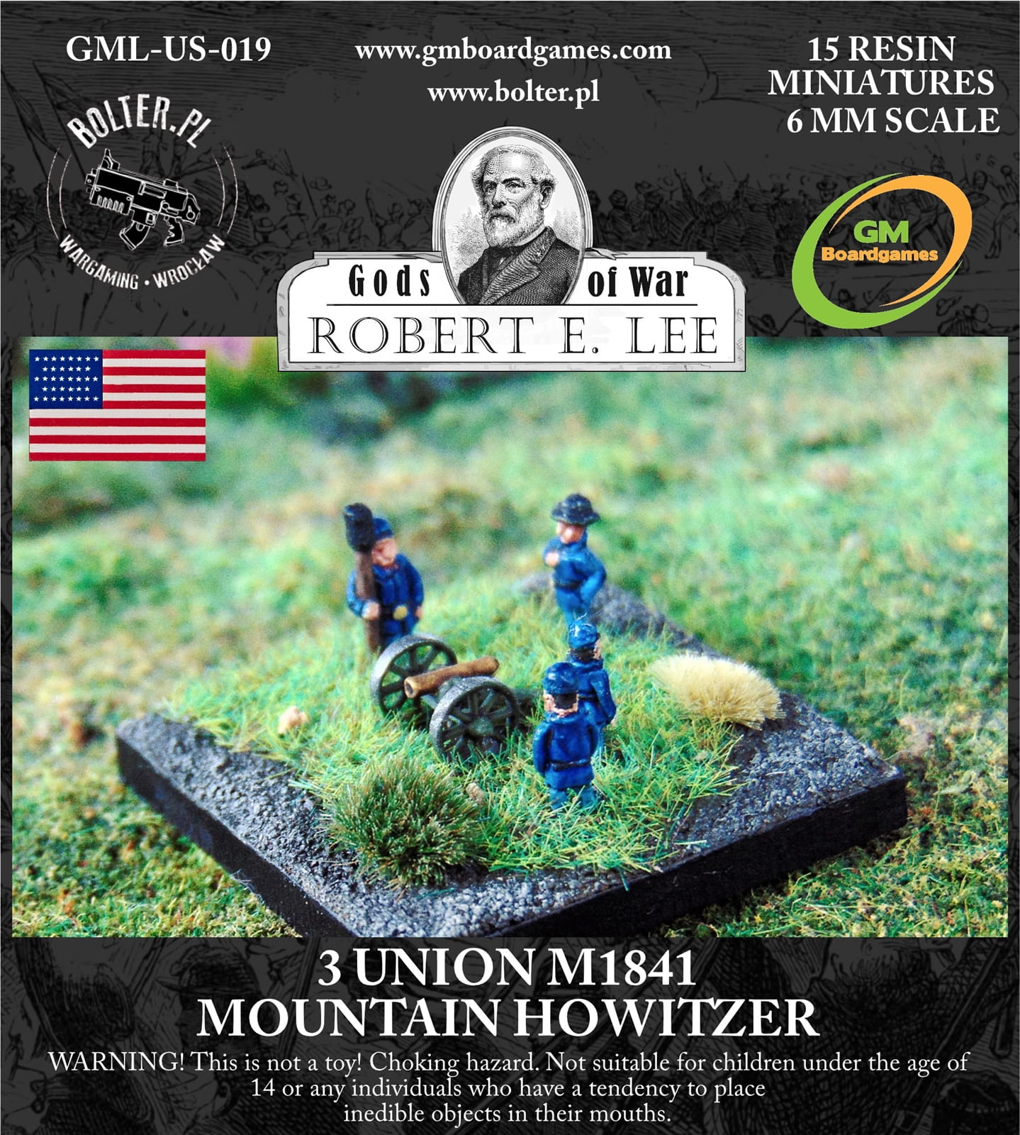 3 Union M1841 Mountain Howitzer - BOLTER.pl