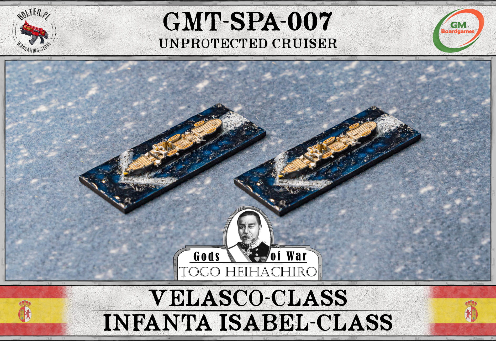 BW: Togo - Spanish Velasco-class / Infanta Isabel-class (Unprotected ...